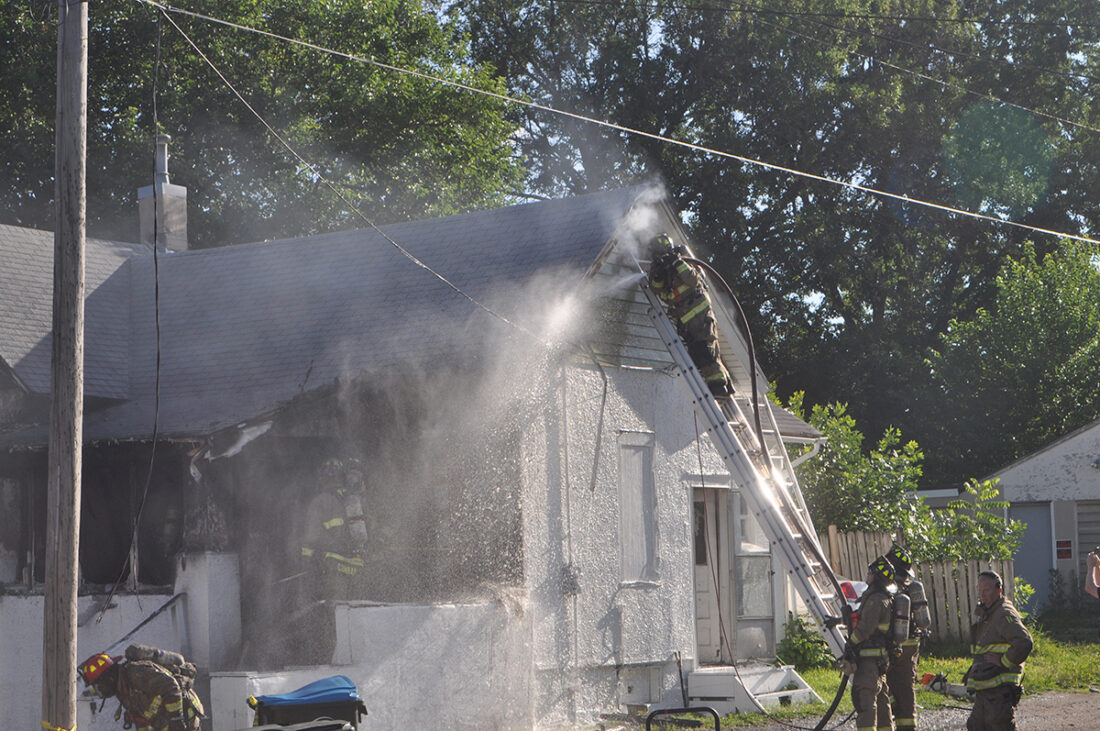 Flames ravage Fort Dodge house | News, Sports, Jobs - Messenger News
